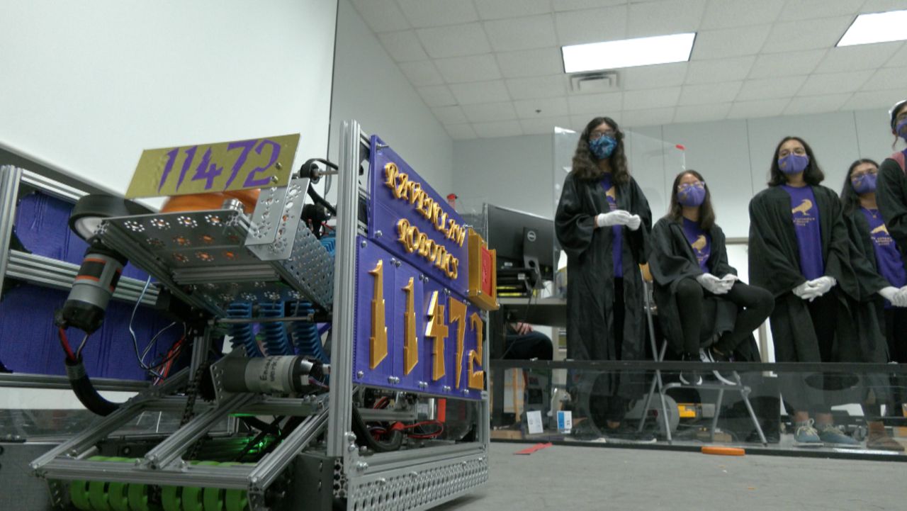 Plano all-girls robotics team makes one-of-a-kind run at state title
