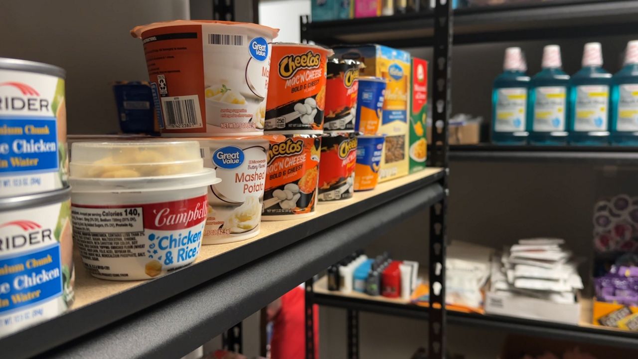 Police chief opens pantry for students in need