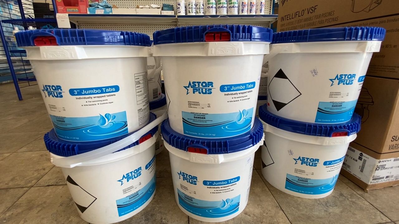 Dangers of mixing pool chemicals