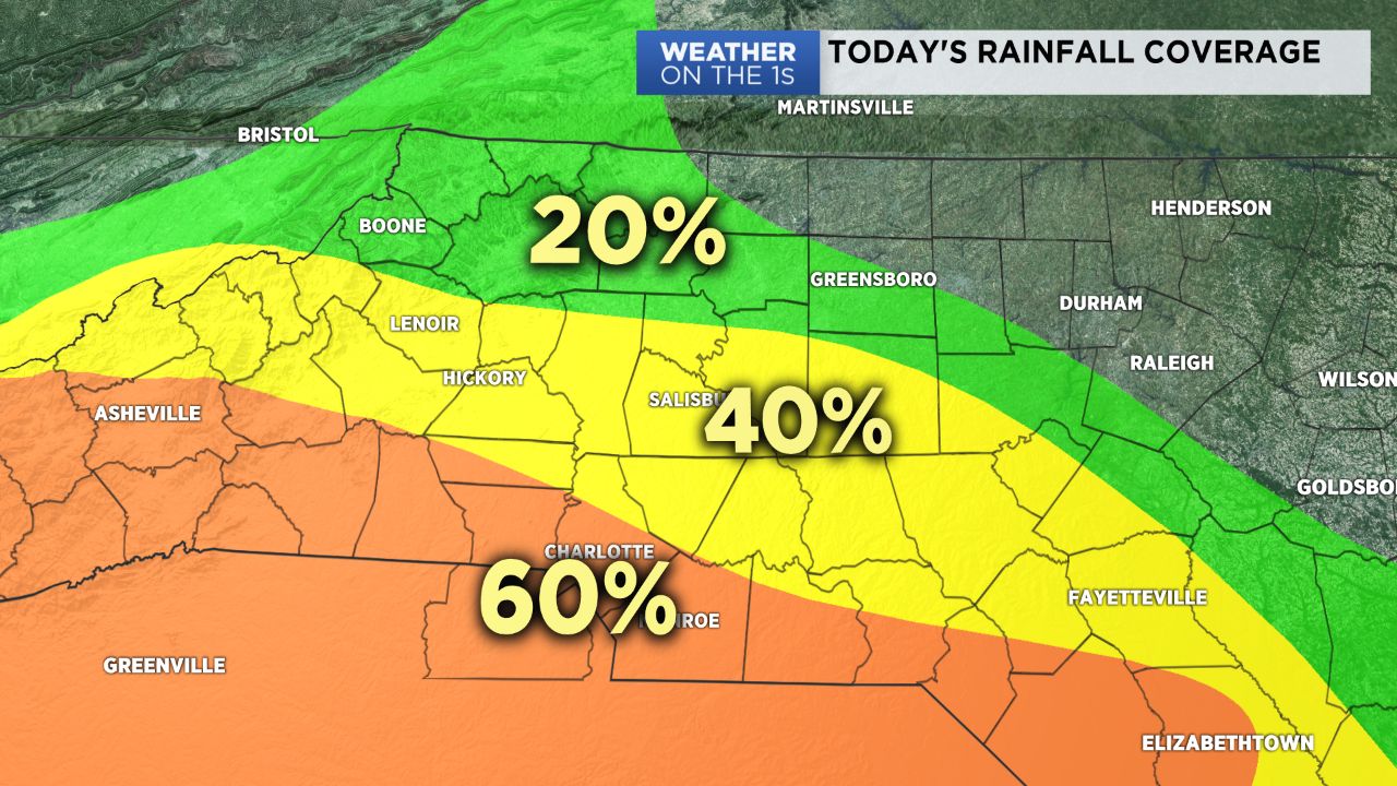 A different weather setup today