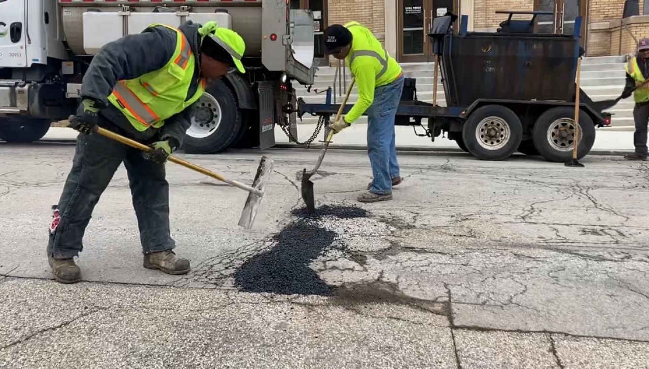 Cincinnati filled more than 6,300 potholes within a week