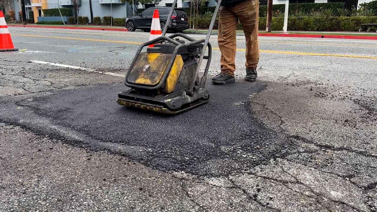 The city of LA plans to spot treat potholes after rains