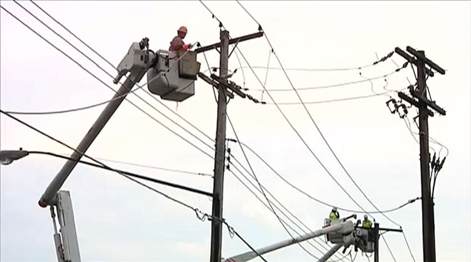 Thousands still without power after storm