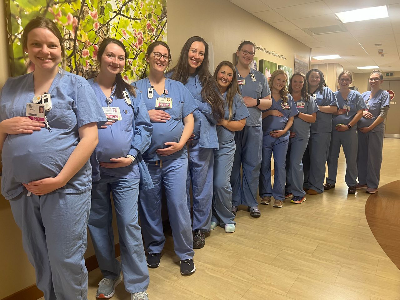 14 WIC nurses at same hospital are expecting
