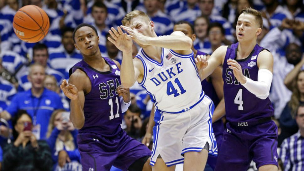 Stephen F. Austin Stuns No. 1 Duke, 85-83 In OT