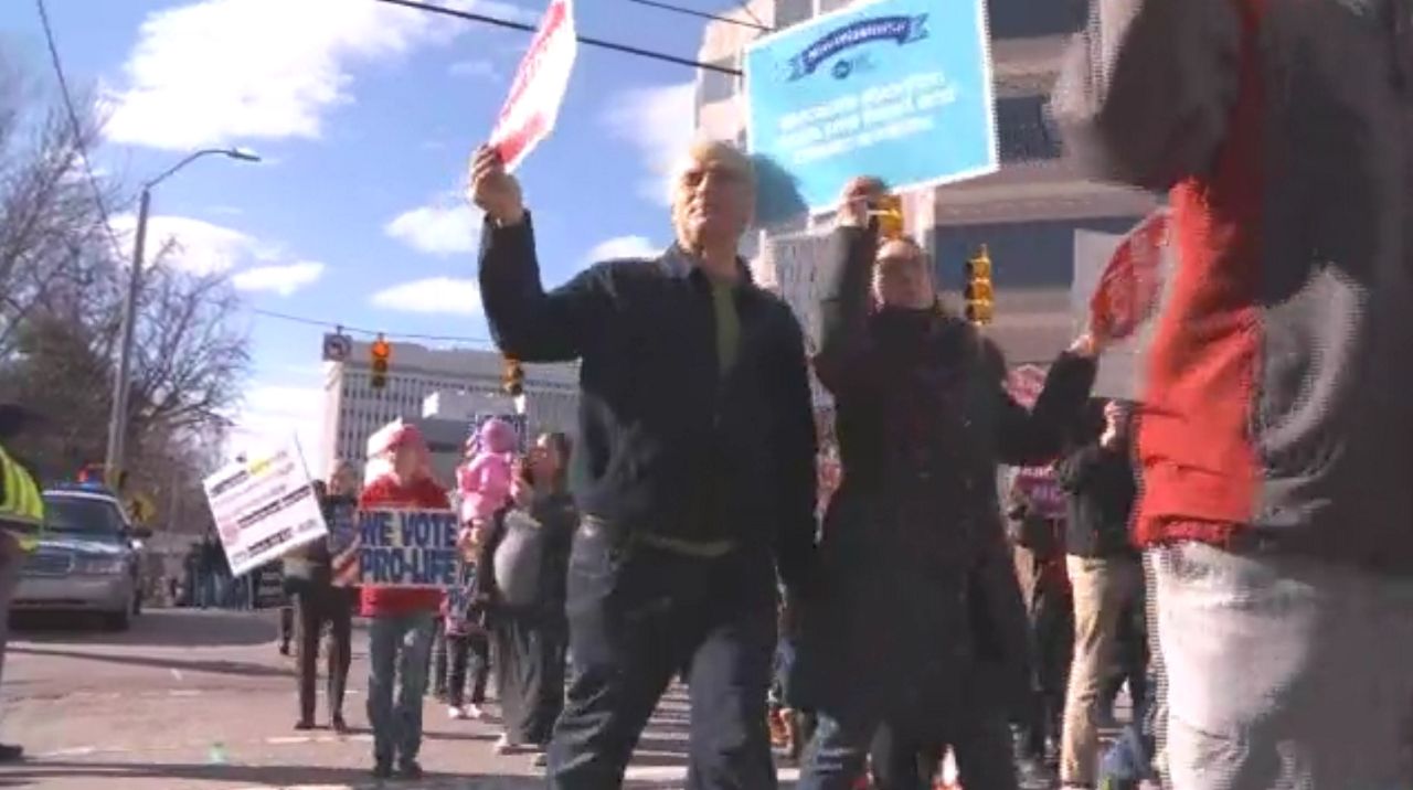 Hundreds rally for life in Raleigh
