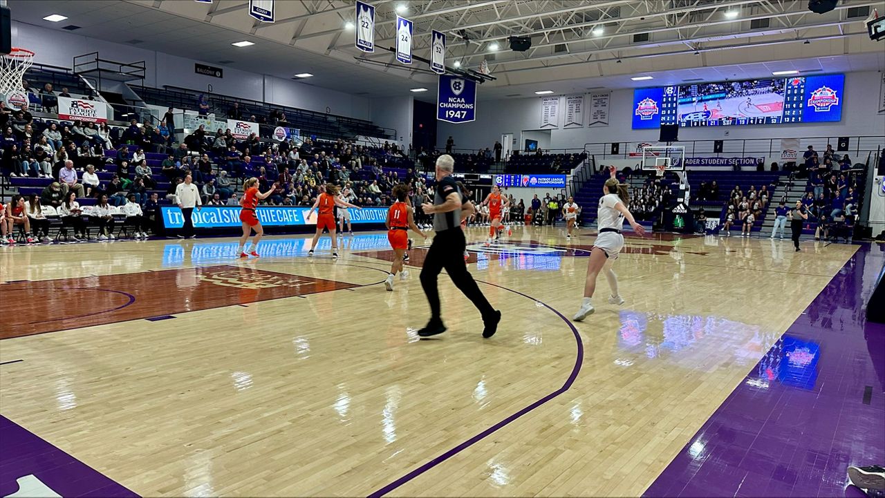 Holy Cross women's basketball wins league playoff opener