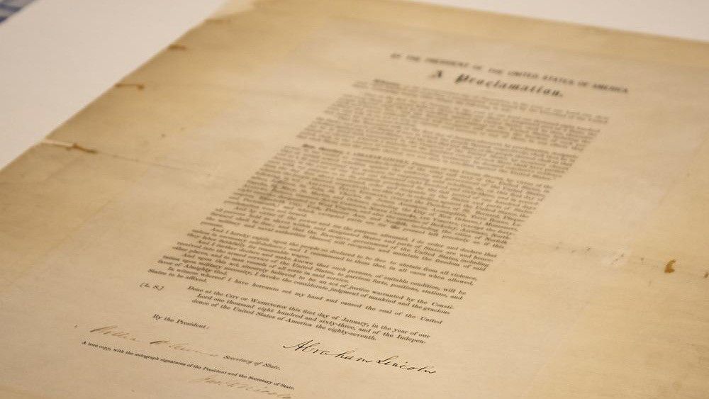 Museum to show Emancipation Proclamation to mark Juneteenth