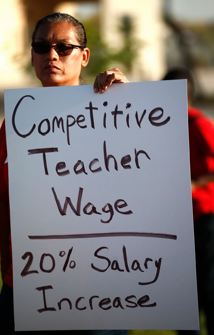 Arizona teachers prepare for walk-in demonstrations over pay