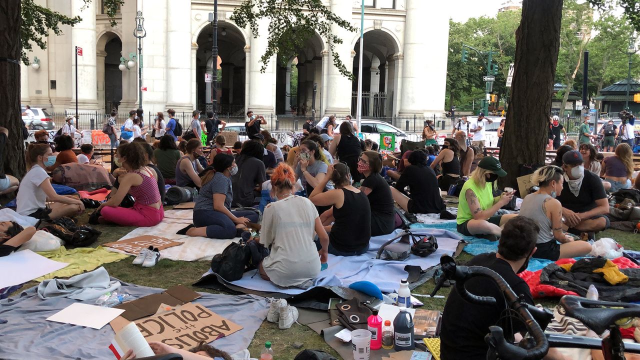 Protesters Camp Outside City Hall, Demand Police Reforms