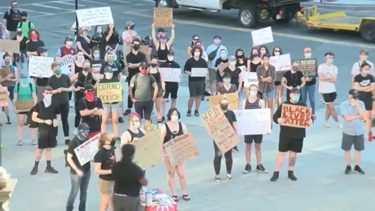 Protest Outside of City Hall