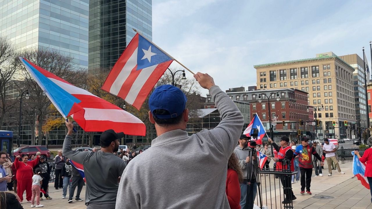 Worcester holds rally in support of Puerto Rican community