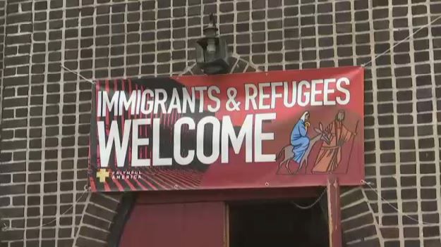 New Sign at Queens Church Lets Immigrants Know They are Welcome