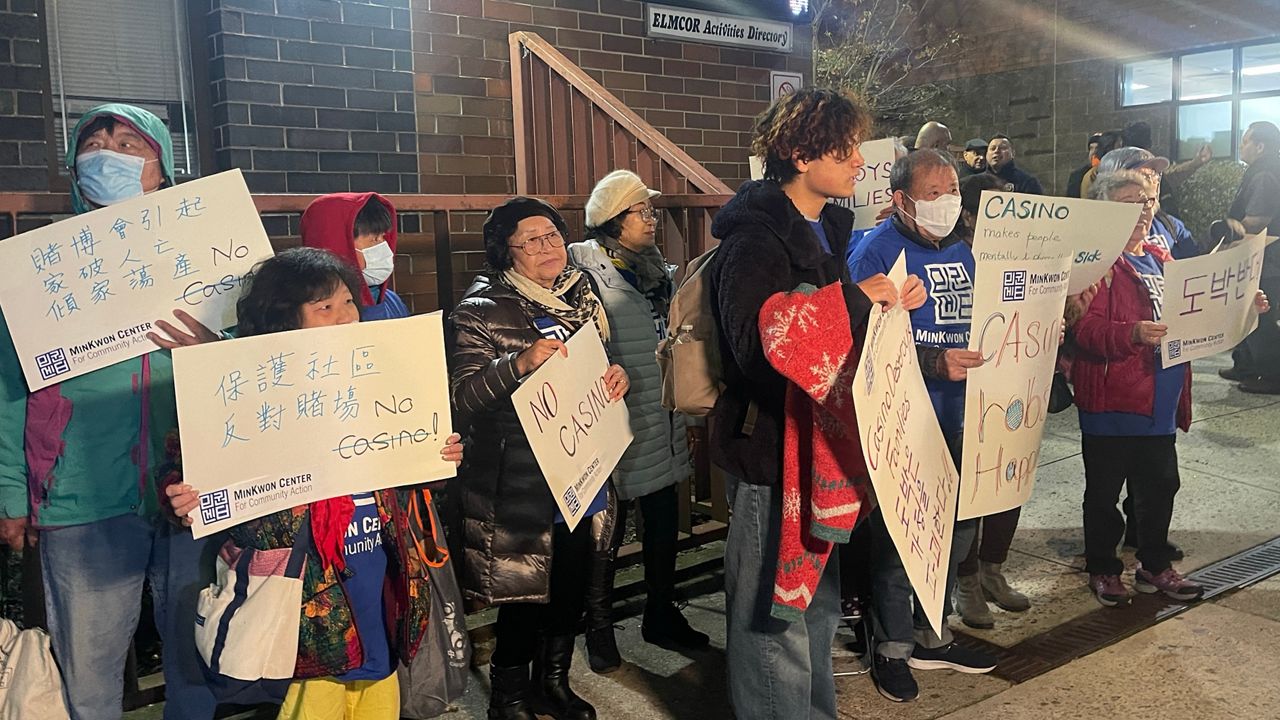 Protesters rally against plan for casino near Citi Field