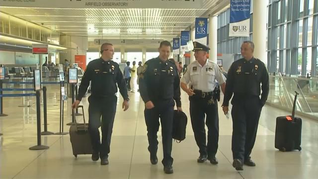 Gates Officers Honoring Slain NYPD Officer in Person