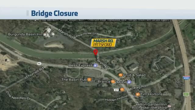Marsh Road Bridge to be Closed Thursday Morning