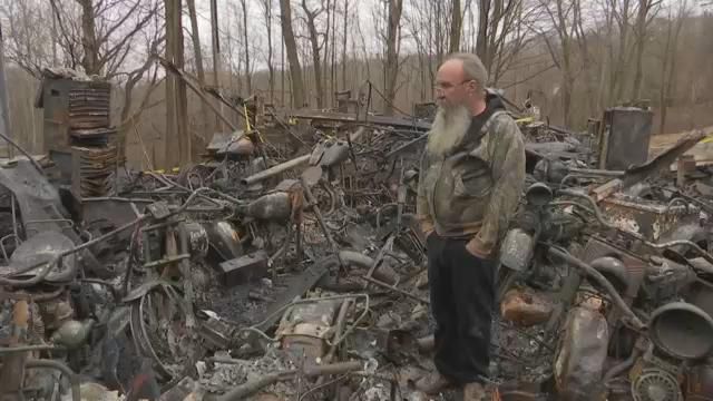 Fire Races Through Garage, Destroying Treasured Motorcycle Collection