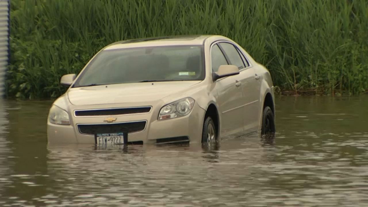 Flood Waters Delay Work Commute for Some in Henrietta