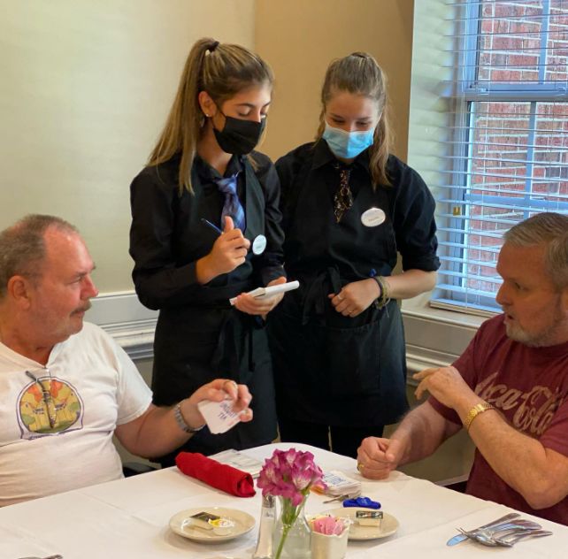 N.C. college student makes meal cards for hearing impaired