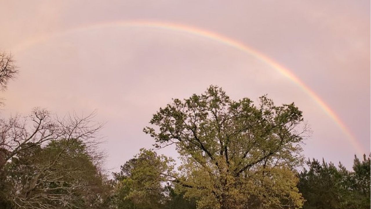 Rainbows Spotted over North Carolina Tuesday