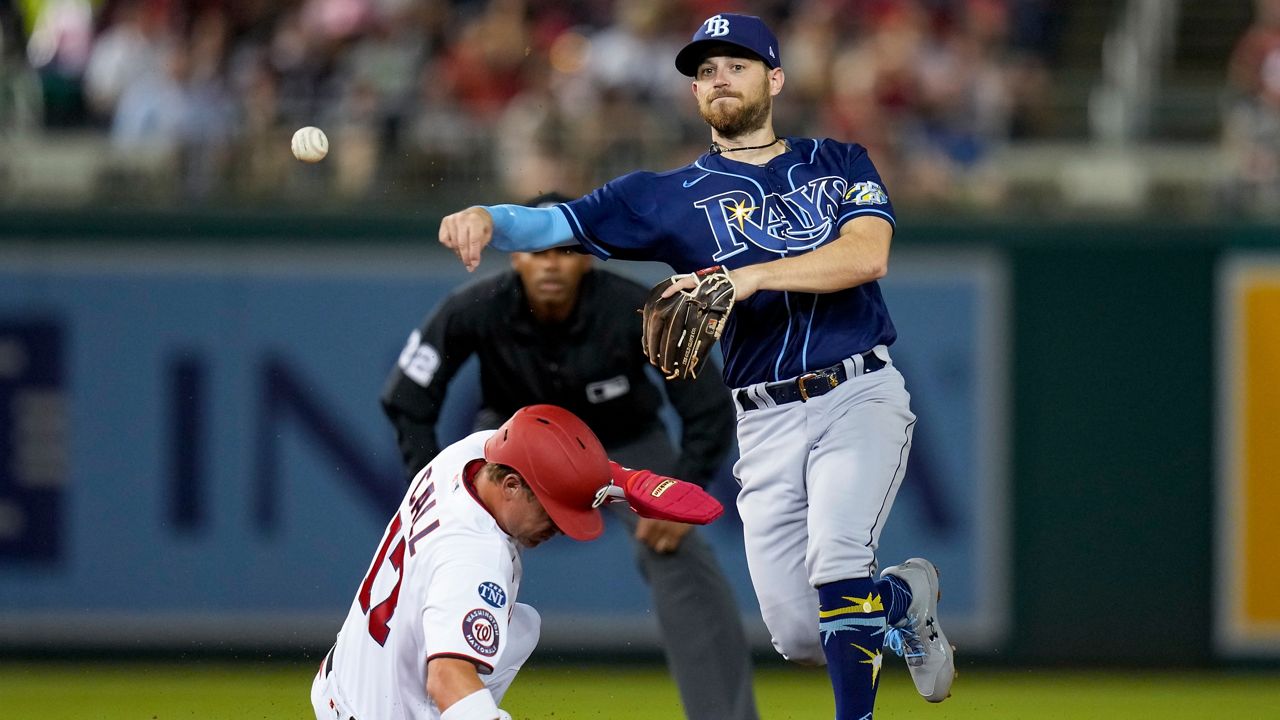 Rays hit 3 HRs in 9th, rally past Nats 10-6 for 5-0 start