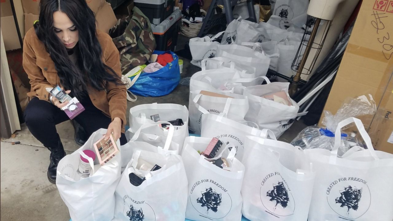 Pasadena Woman Brings Cheer to Domestic Violence Survivors
