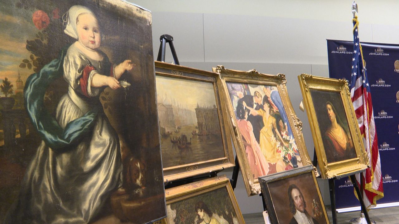 LAPD Seeks Help Returning Recovered Stolen Artwork to Original Owners