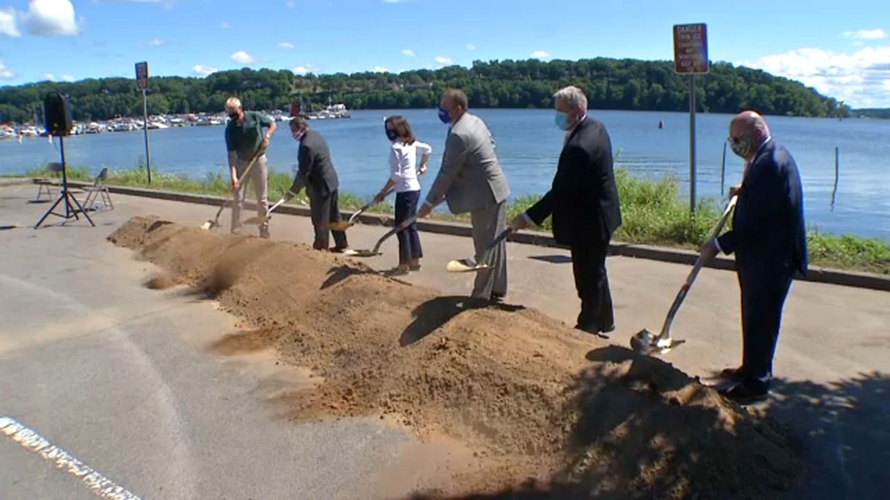 Groundbreaking at Irondequoit Bay State Marine Park