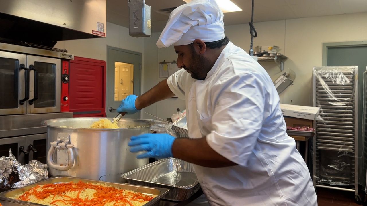 Refugee chef Afghani cuisine