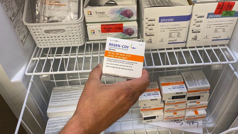 Austin ER receiving half the supply of Regeneron as before