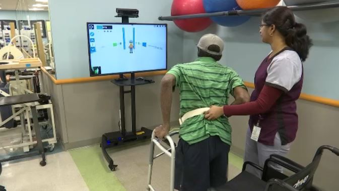 New technology unveiled at Brooklyn rehabilitation center.