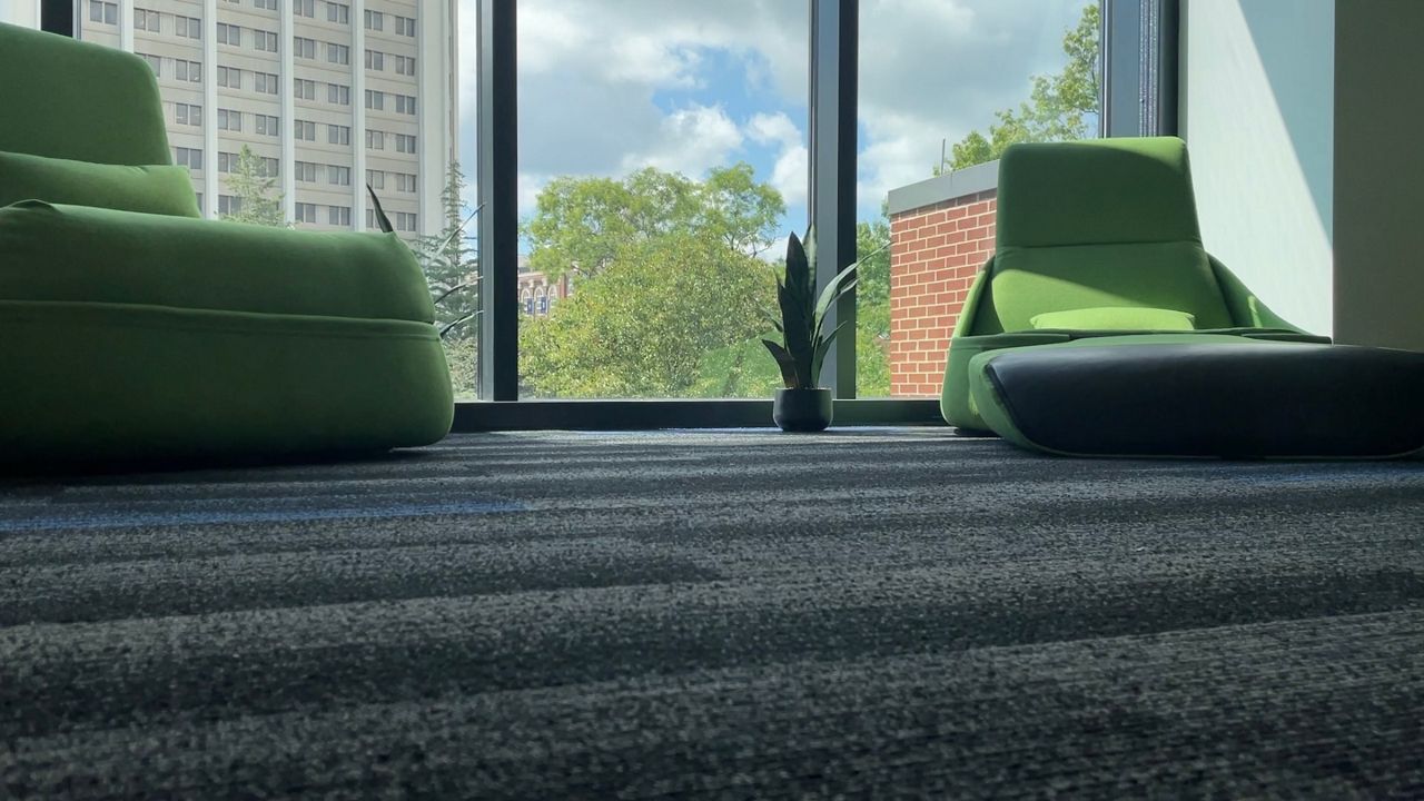Students are reducing stress on campus with calming room