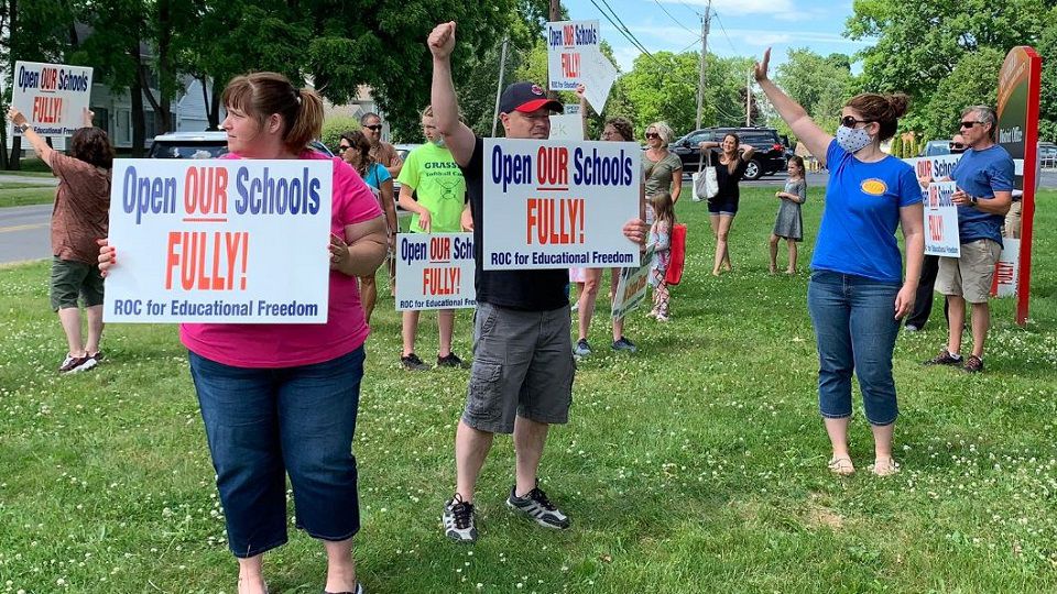 Parents Rally To Reopen Rochester Area Schools This Fall