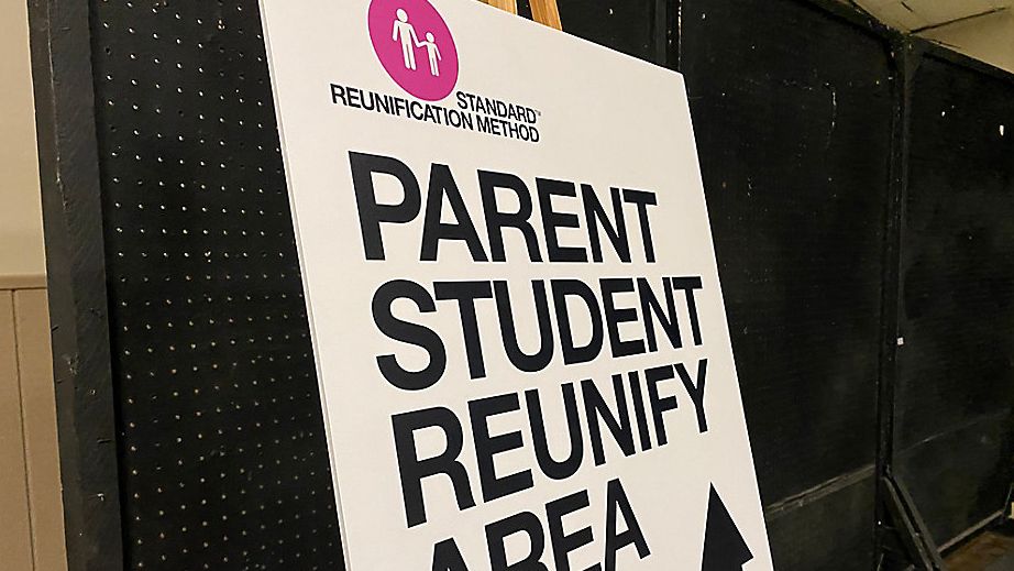 School officials take part in reunification training