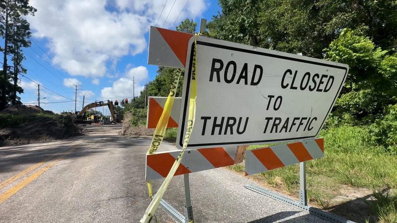 Morris Bridge Road reopens in North Tampa