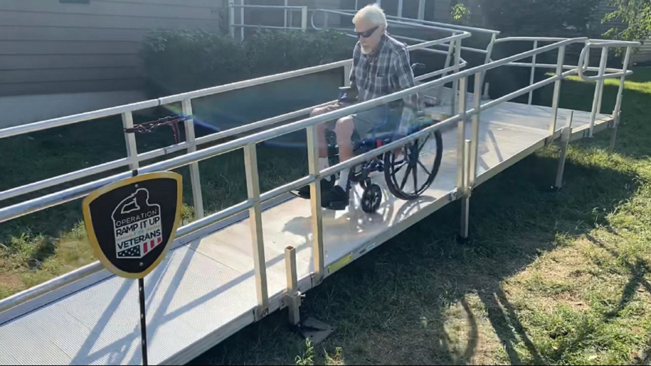 Homebound veterans get access after volunteers build ramps