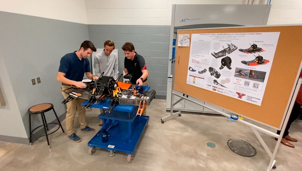 YSU senior engineers showcase STEM projects