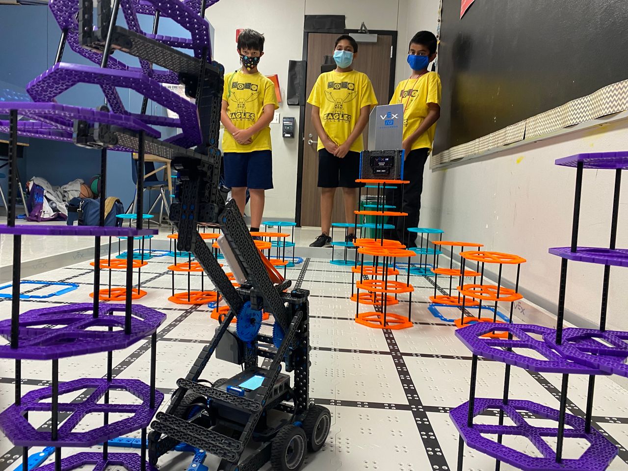 Elementary robotics trio advances to world competition