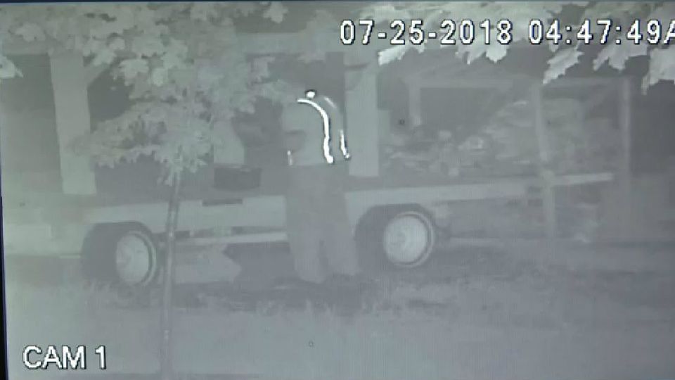 Surveillance cameras catch farm stand robbery