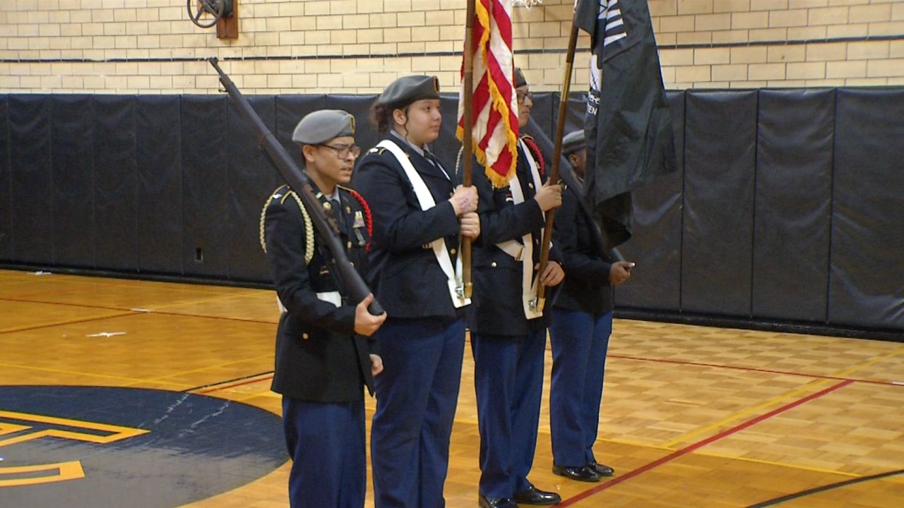 Rochester Junior ROTC to present American flag at Bills game