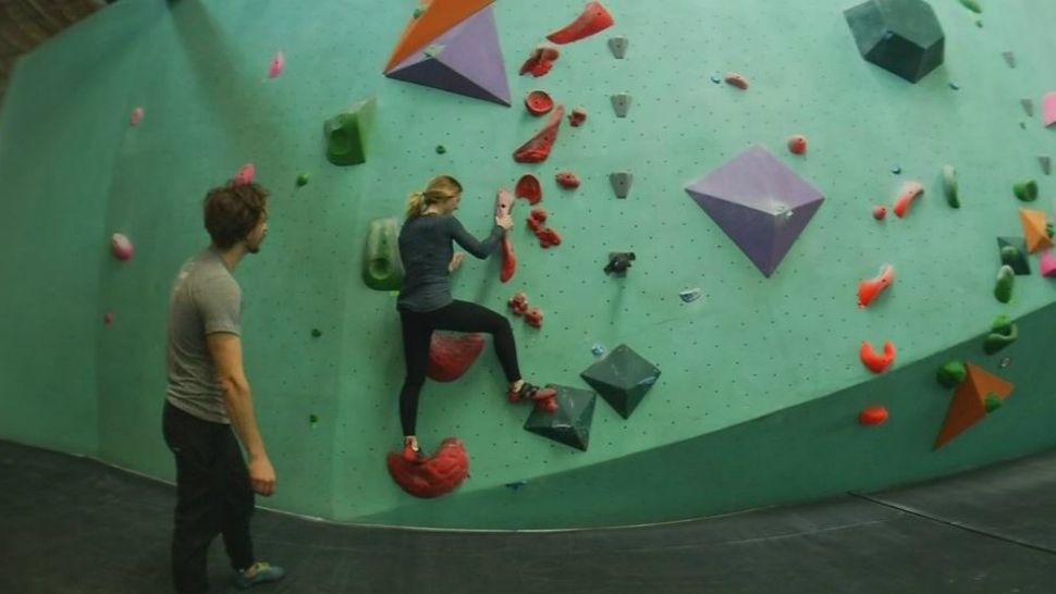 Sunrise Sweat: Indoor Rock Climbing