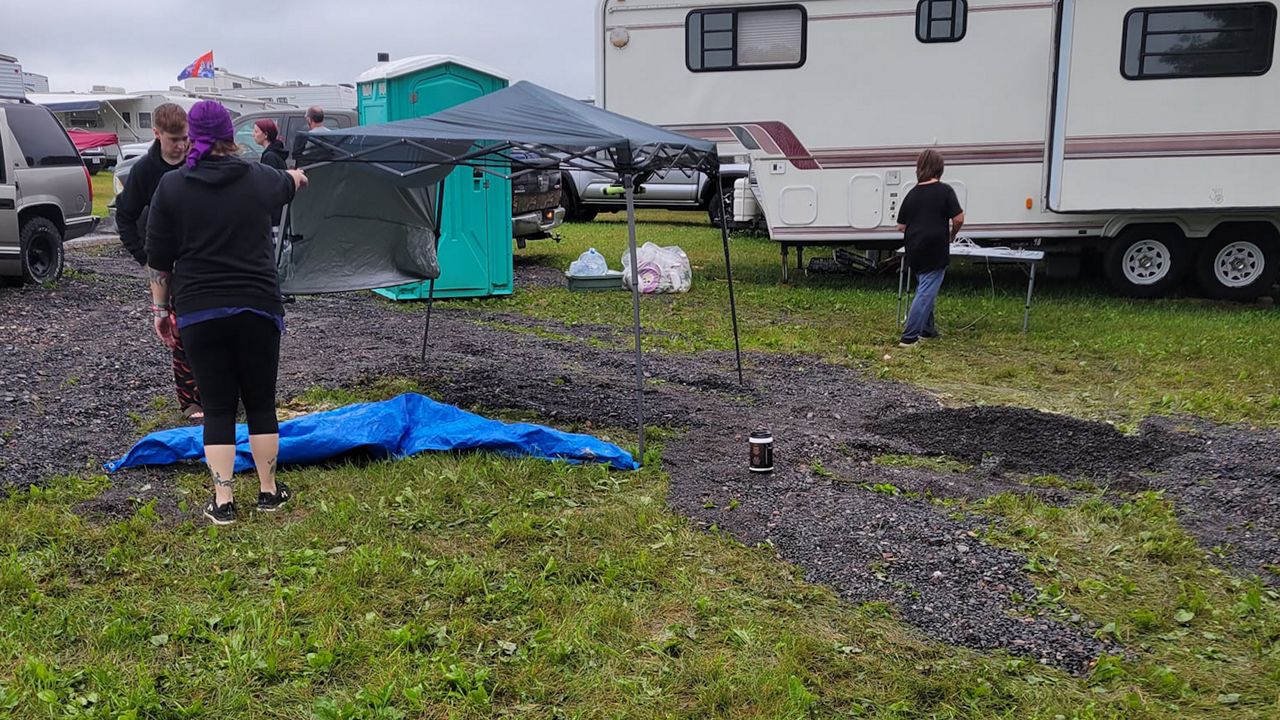Rock Fest campers washed out in Cadott