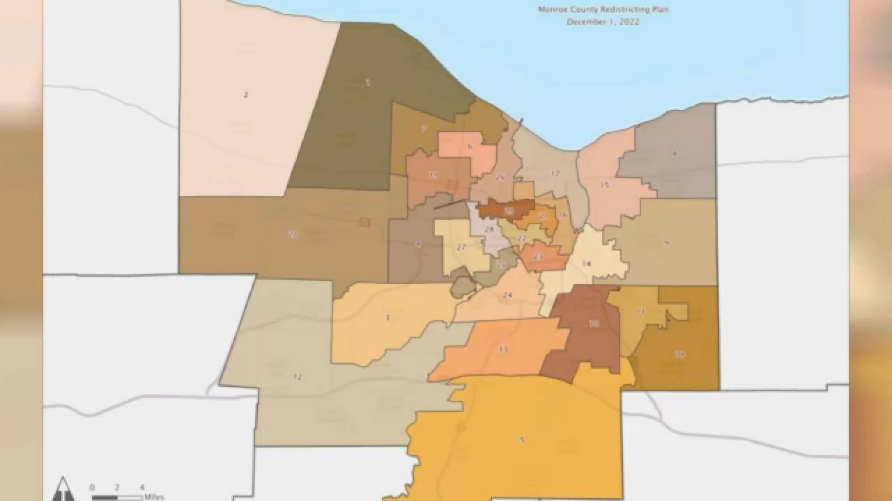 Monroe County Legislature approves new redistricting map