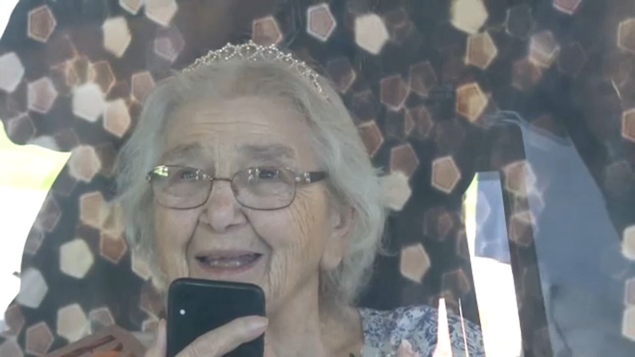 Le Roy Woman Turns 104, Socially Distant Get-Together