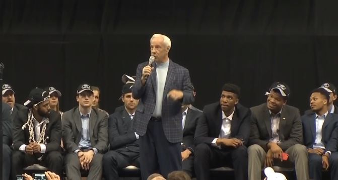 Welcome Home Celebration Held for Tar Heels at Dean Smith Center
