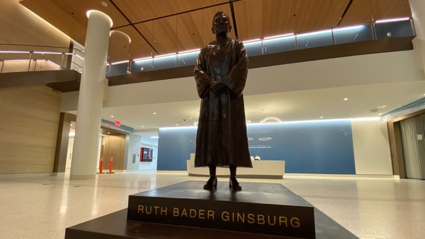 Ruth Bader Ginsburg honored at hospital that bears her name