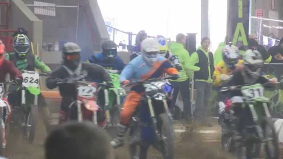 Indoor motocross revs up excitement for fans at the Fairgrounds