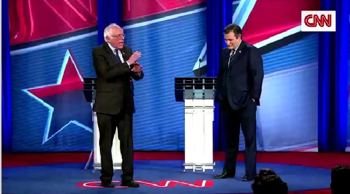 Texas Sen. Ted Cruz, Vermont Sen. Bernie Sanders Debate Health Care
