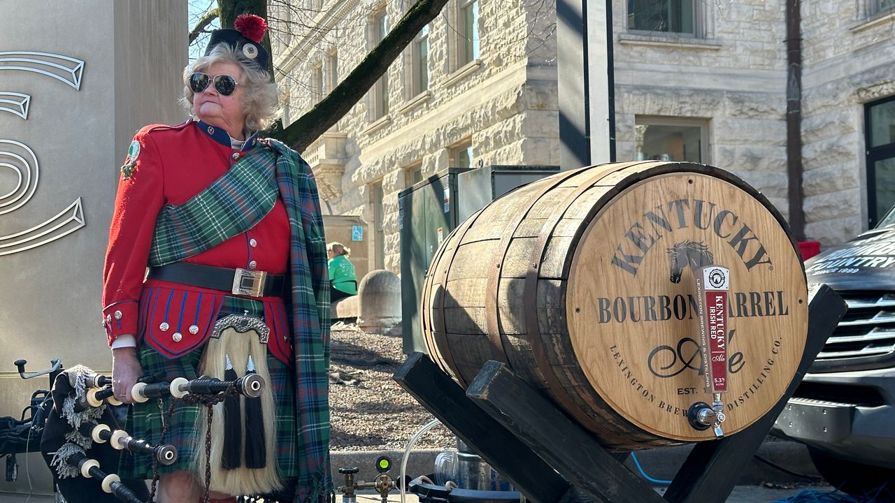 Bagpiper continues family St. Patrick's Day tradition