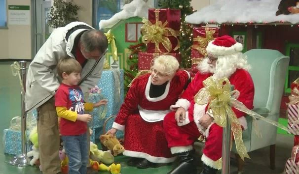 Santa Claus Calls Buffalo Broadway Market Home on Saturdays